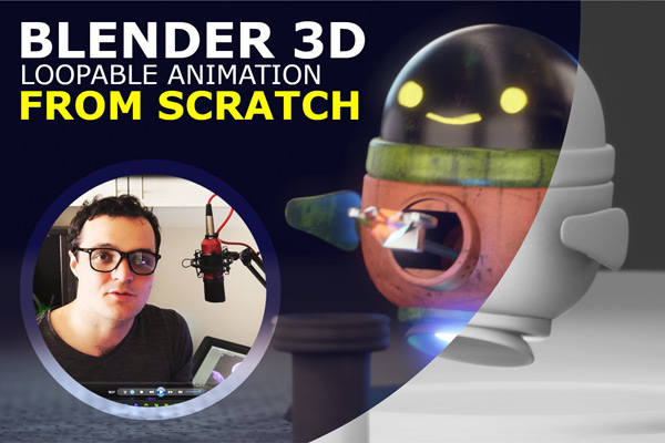 Blender教程-从零开始制作可爱三维动画 Skillshare – Blender 3D Make Adorable Animations From Scratch_源酷素材网
