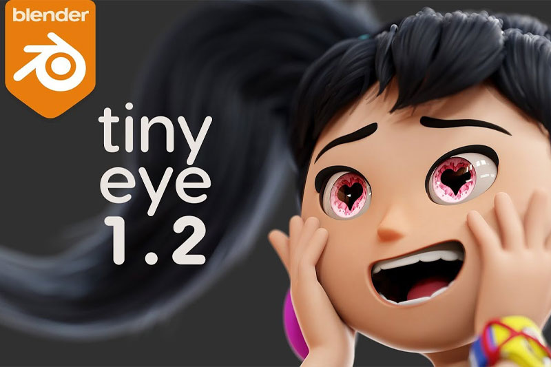 Blender程序化风格化眼睛预设 Tiny Eye v1.2.1_源酷素材网