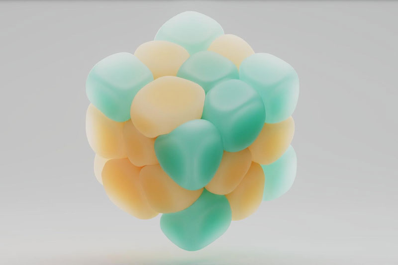 C4D教程-柔体动力学方块填充动画 New C4D Soft Body Dynamics, Filling a Cube with ...