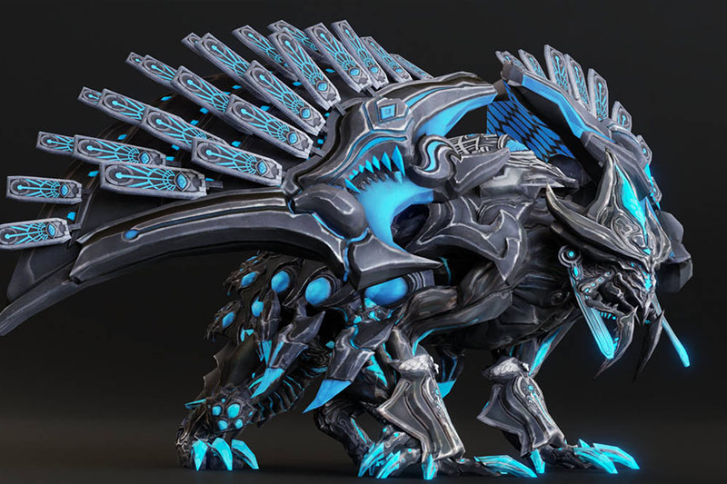 狂战士游戏人物角色武器3D模型（Blender） TERA Characters and Weapons Models – Blender_源酷素材网