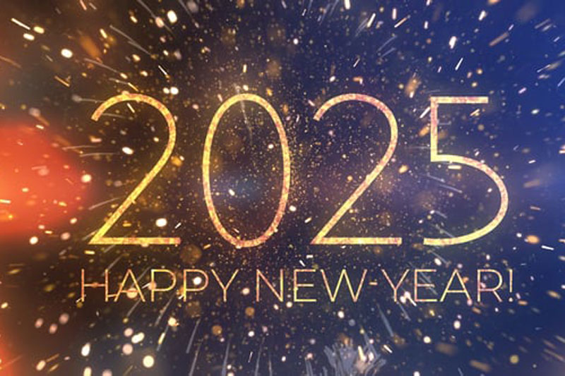 AE2025新年倒计时动画模板 (含音乐素材) New Year Countdown 2025_源酷素材网